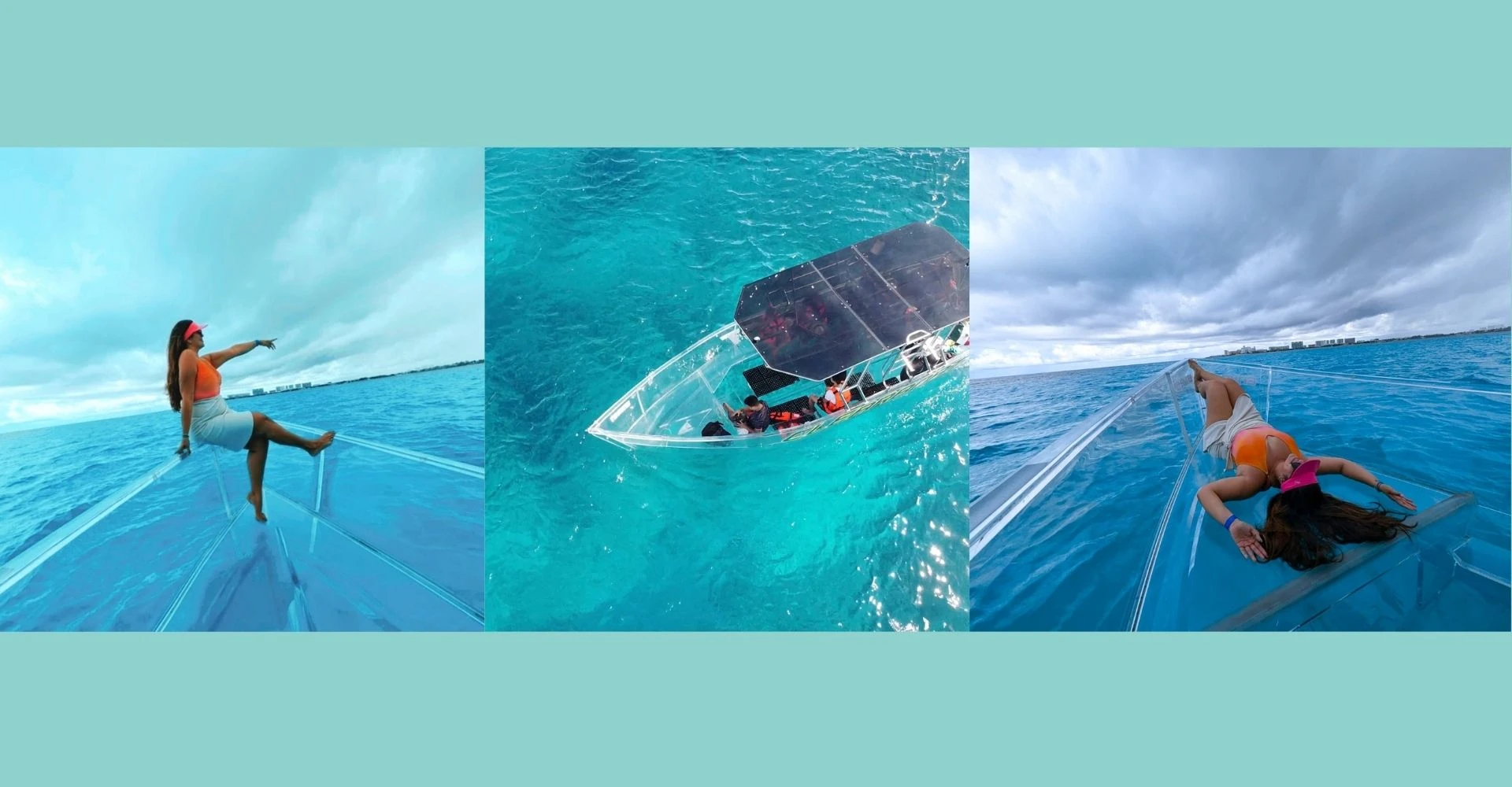 Lancha Transparente en Cancun - Gema Tours